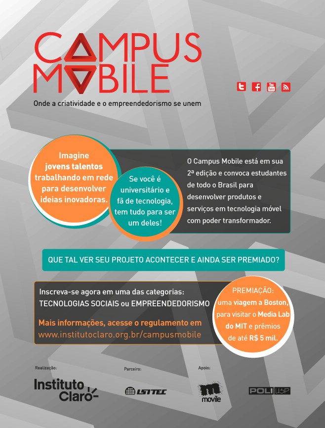 Campus Mobile convoca alunos para desenvolver tecnologias — Notícias