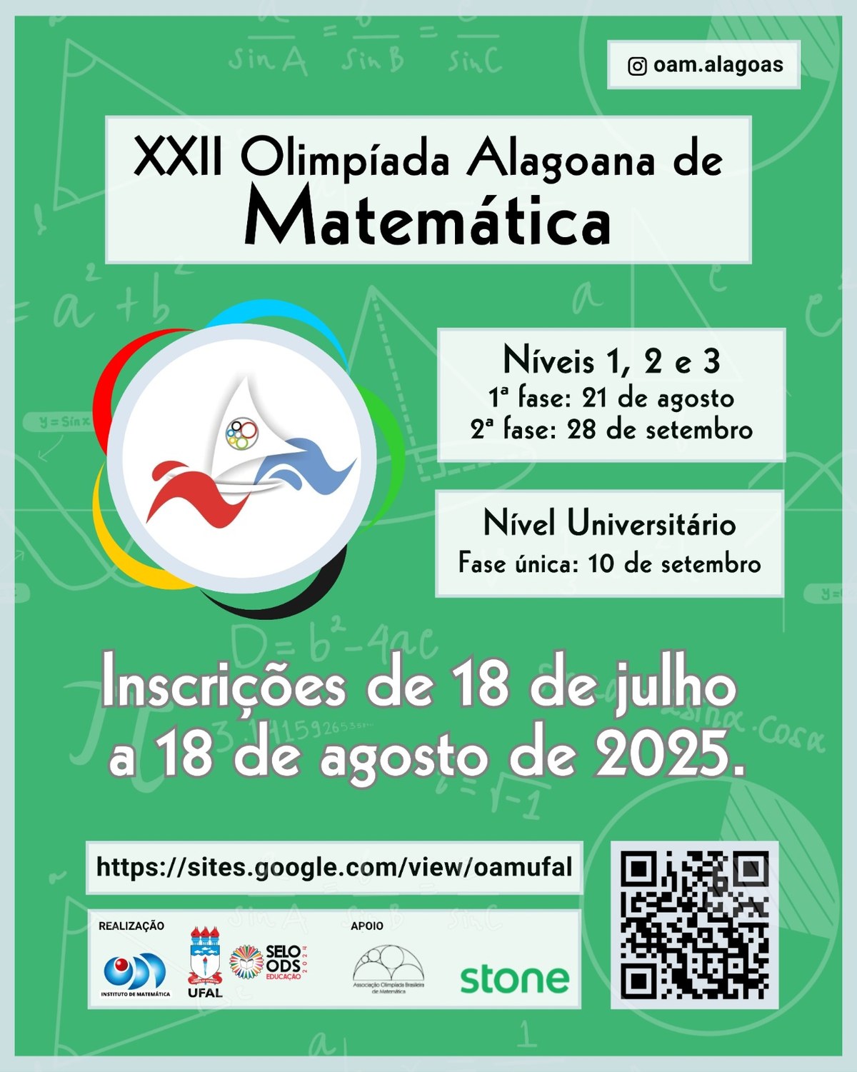 Olimpíada de Matemática inscreve estudantes de escolas e universitários ...