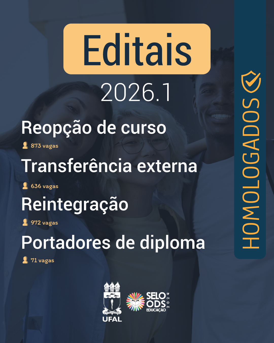 Copeve divulga inscrições homologadas para quatro editais — Notícias