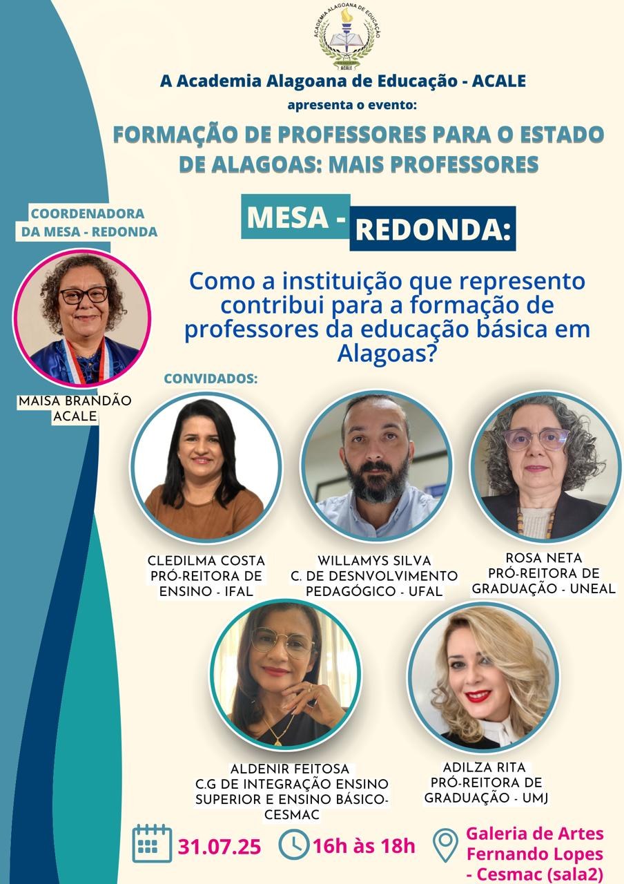 Acale promove debate sobre a formação de professores em Alagoas — Notícias