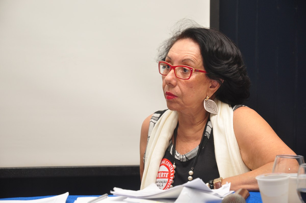 Pesquisadora Maria Inês Bravo, coordenadora da Frente Nacional contra a ...