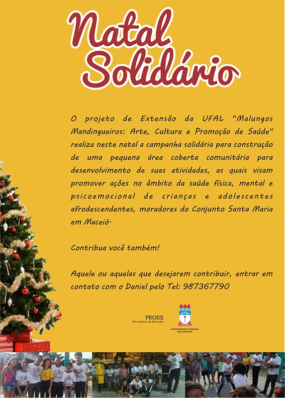 Campanha Natal Solidário arrecada fundos para comunidade carente — Notícias